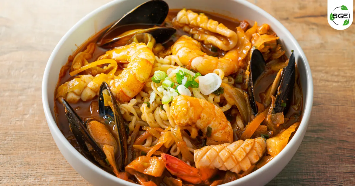 วิธีทำ จัมปง (짬뽕) บะหมี่ซีฟู๊ดรสเผ็ด อร่อยเด็ดจากเกาหลี